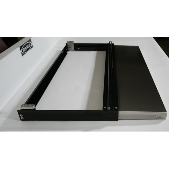 MICROVISOR Retractable Extension Hood - Black Stainless - Walmart.com
