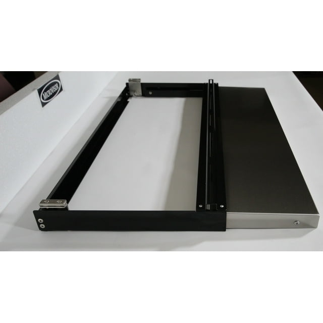 MICROVISOR Retractable Extension Hood - Black Stainless - Walmart.com