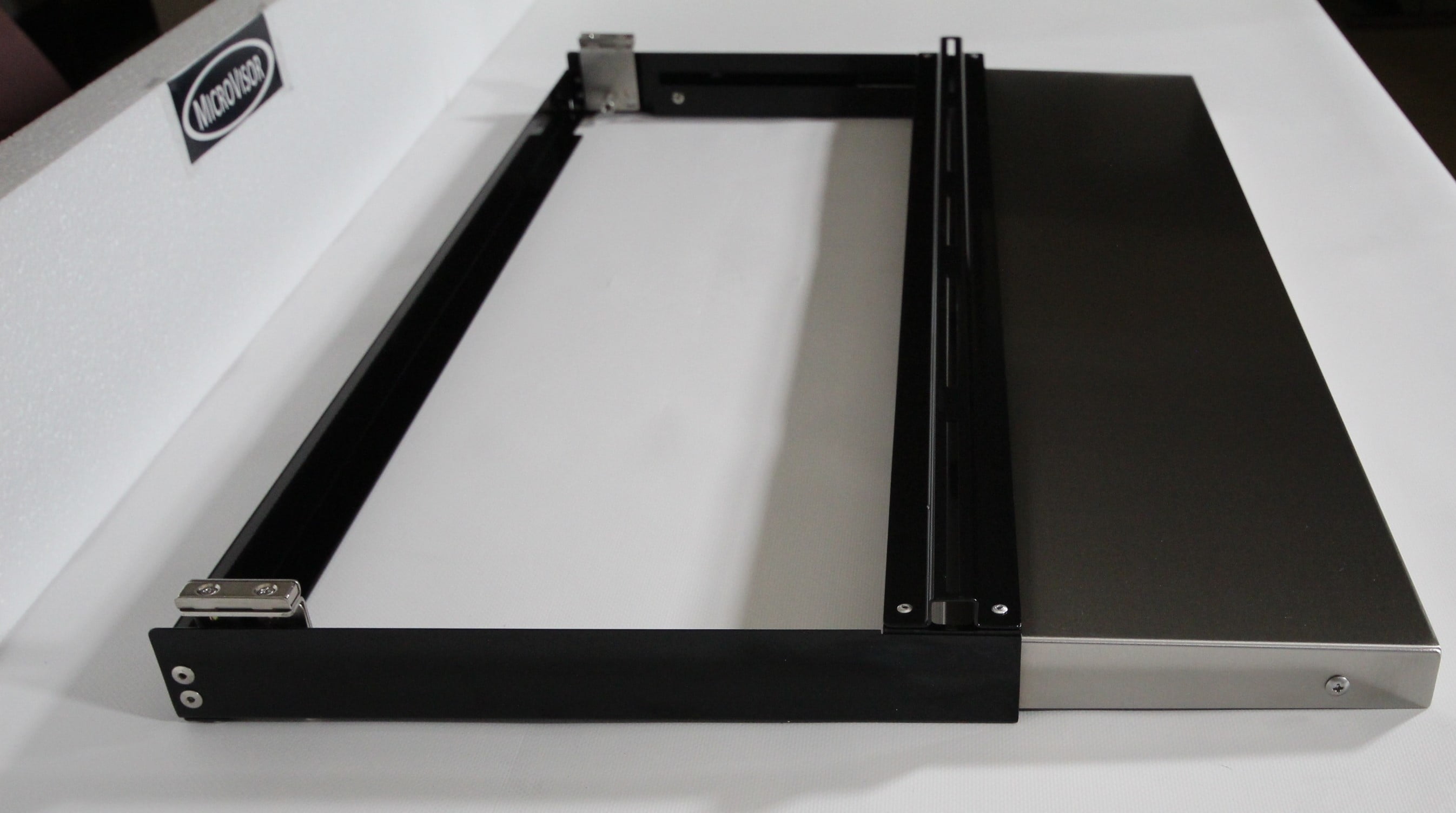 MICROVISOR Stainless Steel Retractable Hood Extension for Over the ...