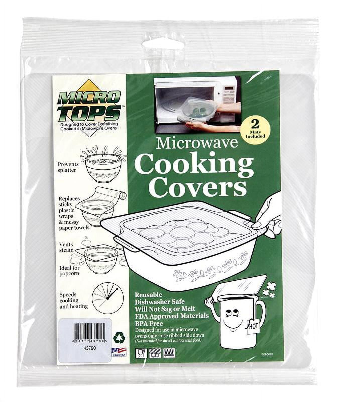 MICROWAVE COOKING COVERS 2 PACK - Walmart.com