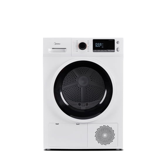 MIDEA 2.5 Cu Ft 24" Front Load Stackable Washing Machine with Stainless ...
