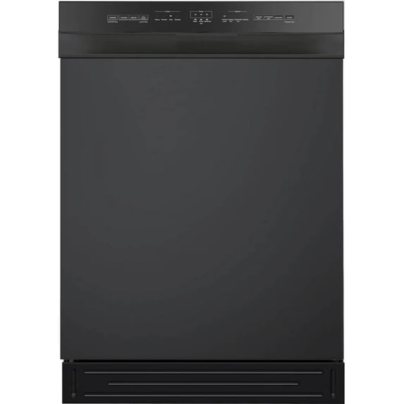 Midea MDF24P1BBB 24" Front Control Dishwasher 52 Dba Hybrid Tub ...