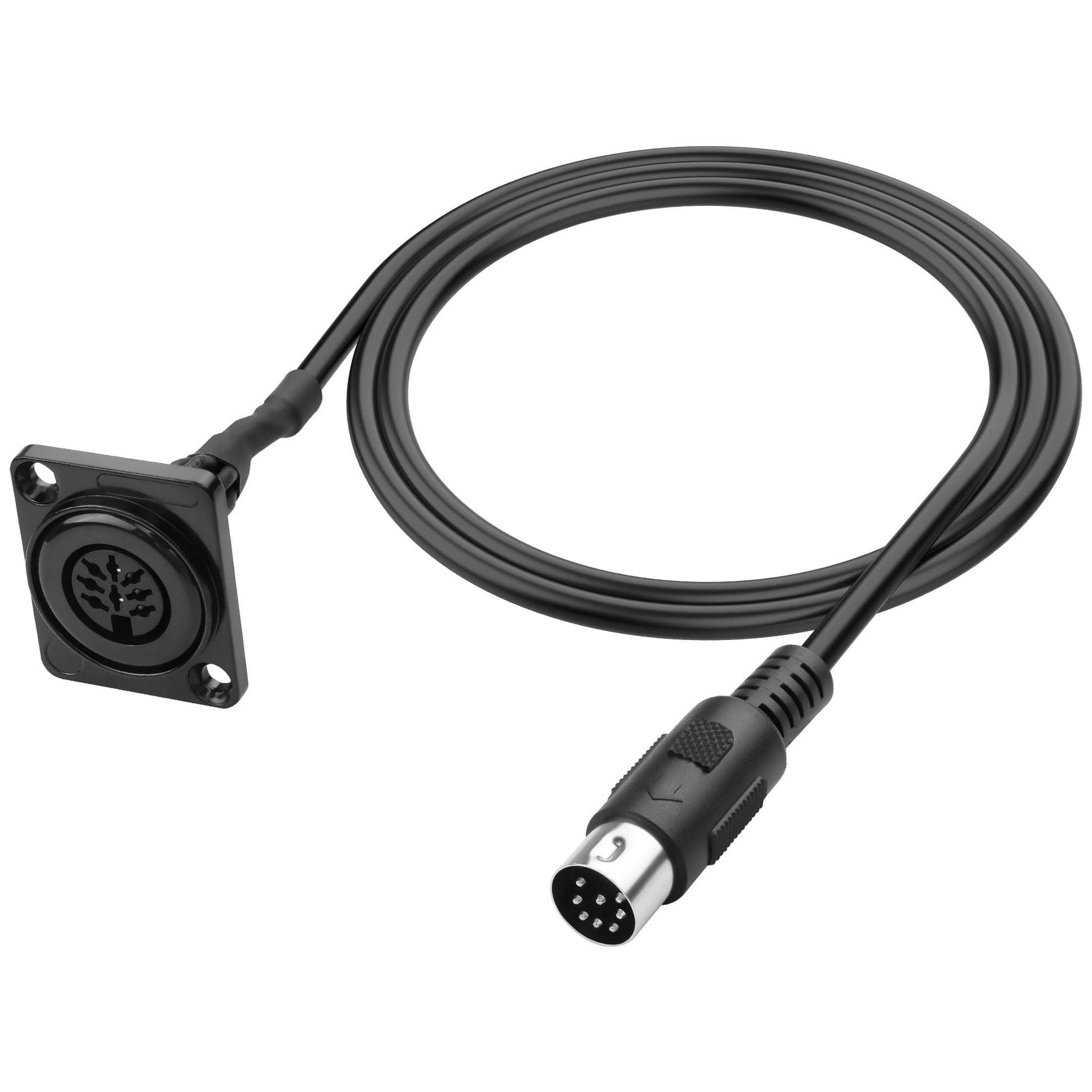 Midi 8 Pin Din Extension Cable Male To Female Connector Adapter