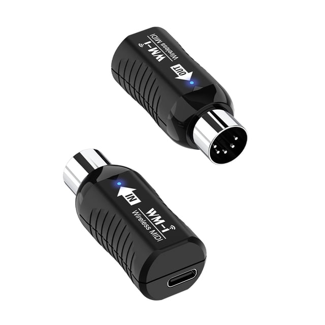 MIDI Adapter,Portable Midi Buzhi Audio Receiver Midi Wind Built-in ...