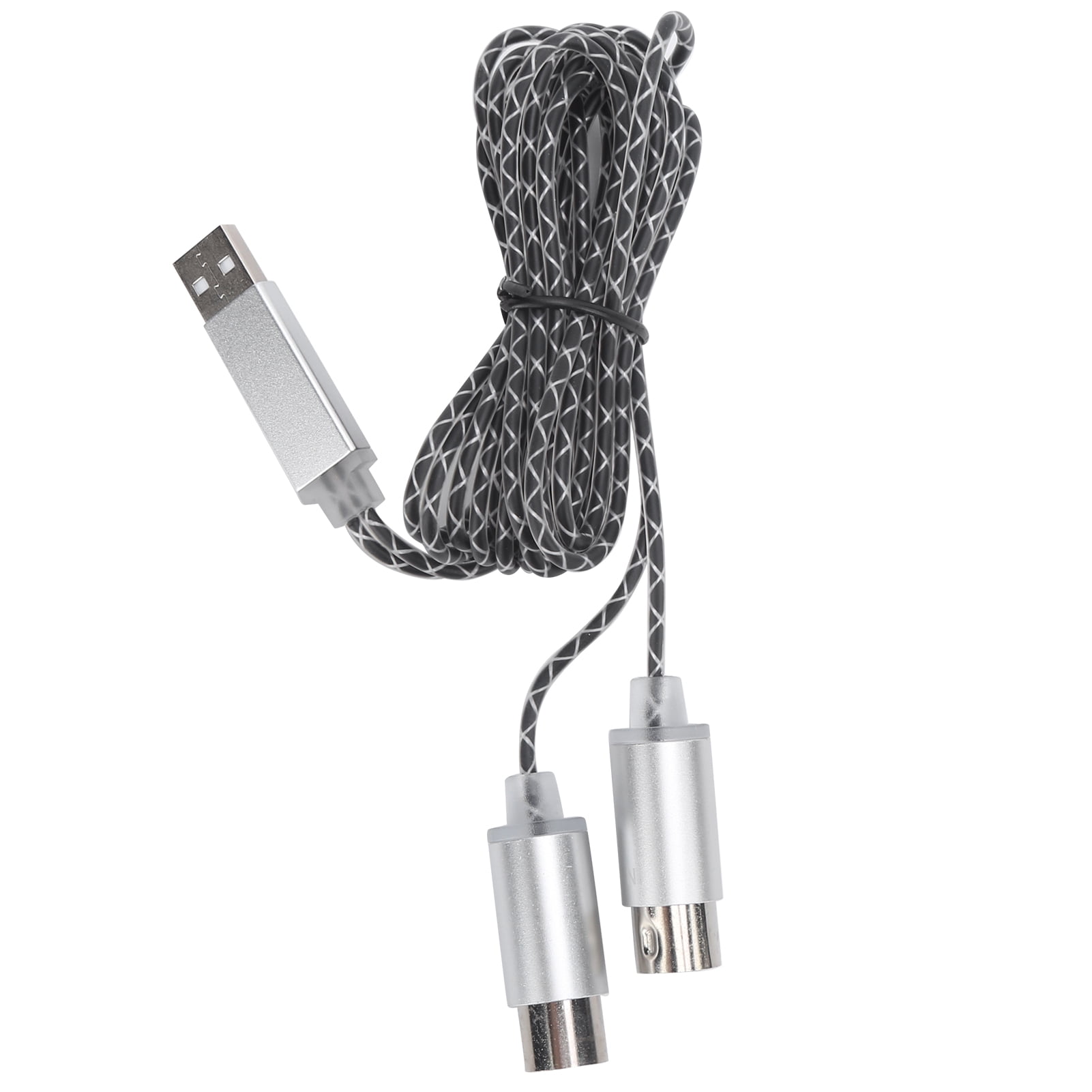 MIDI Cable Transfer USB TPE Sheath Electronic Piano to Computer Editing ...