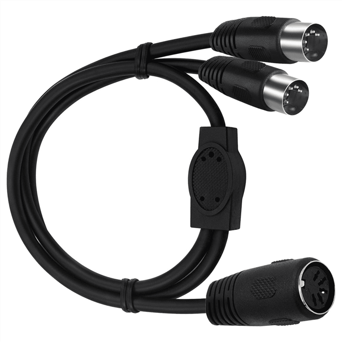 MIDI DIN 5-Pin Splitter Y Adapter Cable - Walmart.com