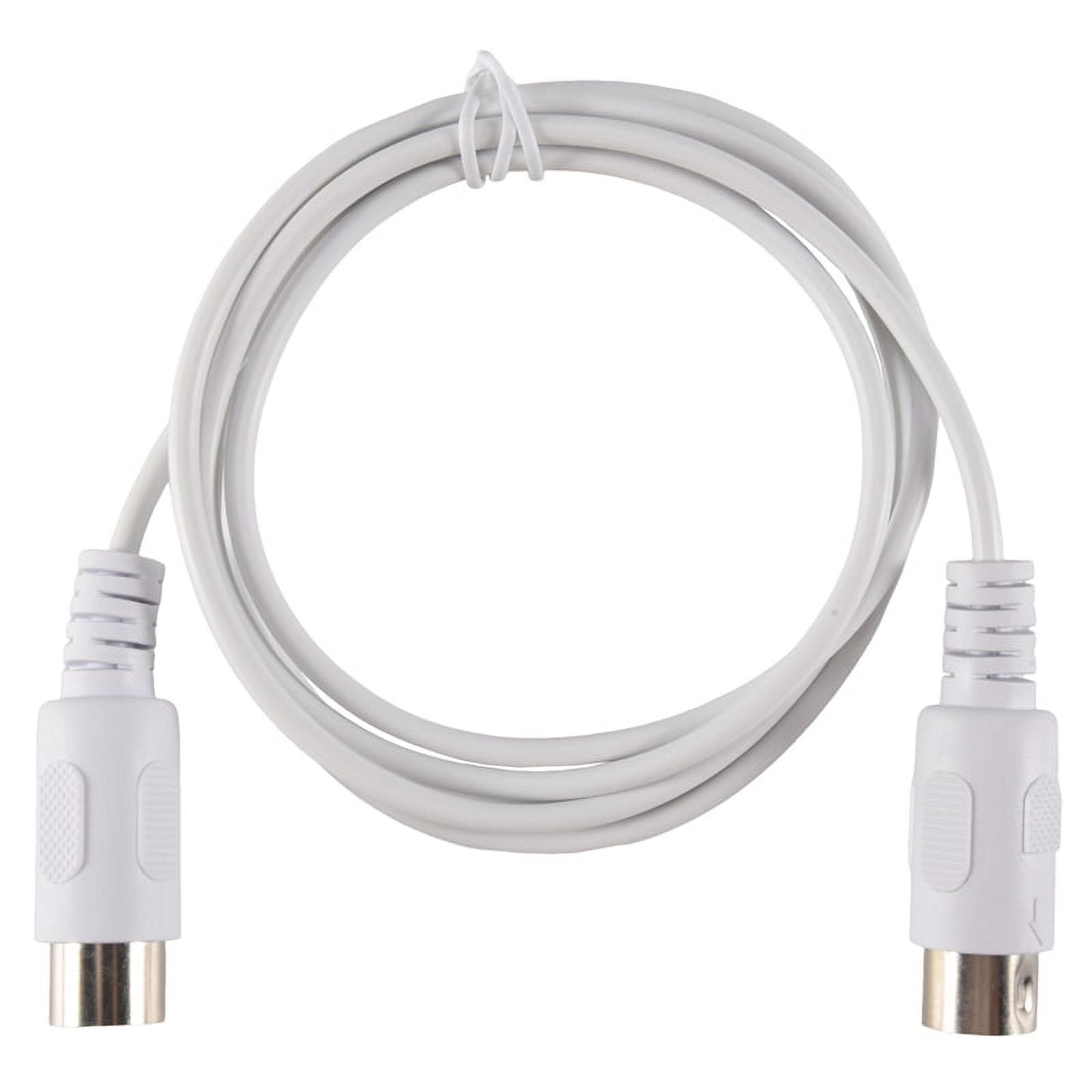 MIDI Extension Cable to Male 5 Pin 1.5/4.95FT High Quality 5 Pin Male ...