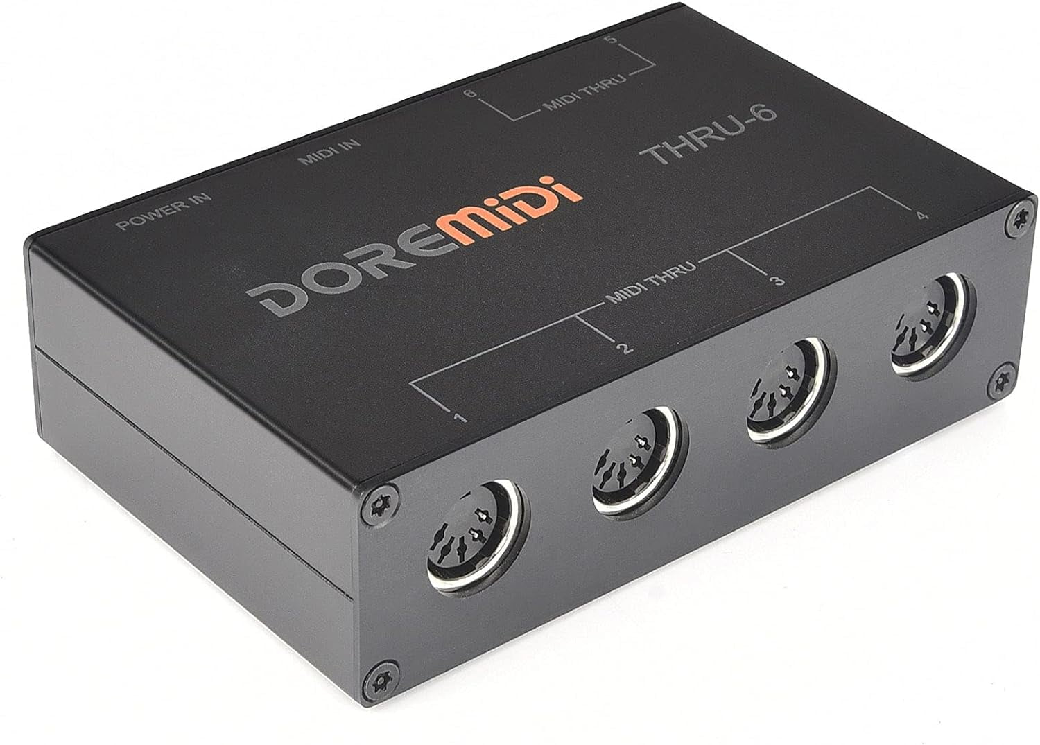 MIDI Thru 6 Box USB MIDI Interface 1-in 6-out MIDI Thru Box MIDI ...