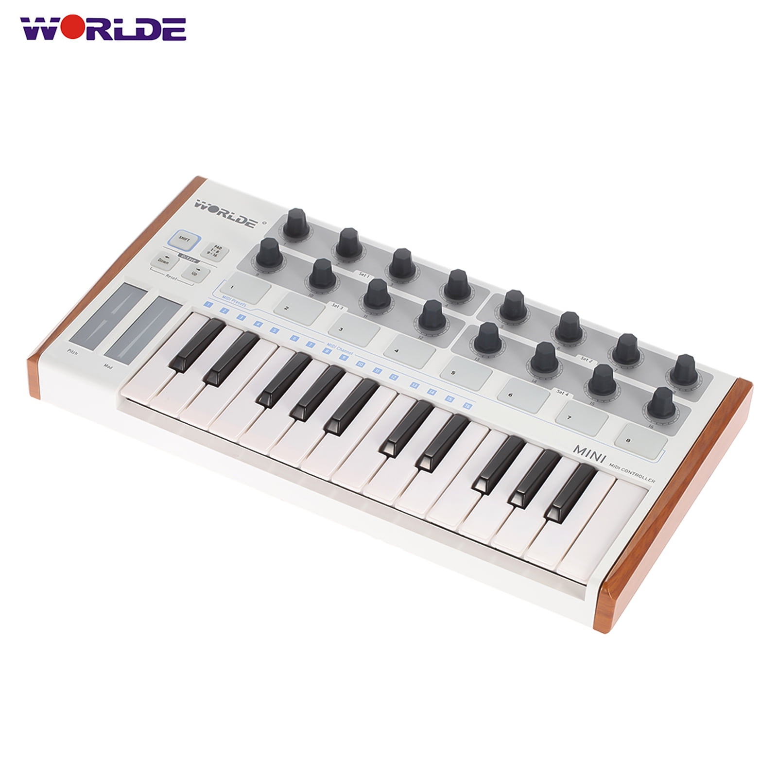 MIDI keyboard,Midi Drum Pad Usb Midi Drum Portable Professional 25-key ...