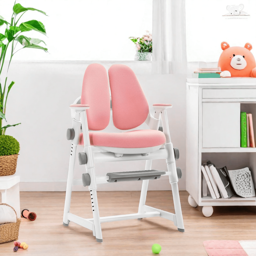 MIDODO Adjustable Height Children's Table and Chair, Boys and Girls ...