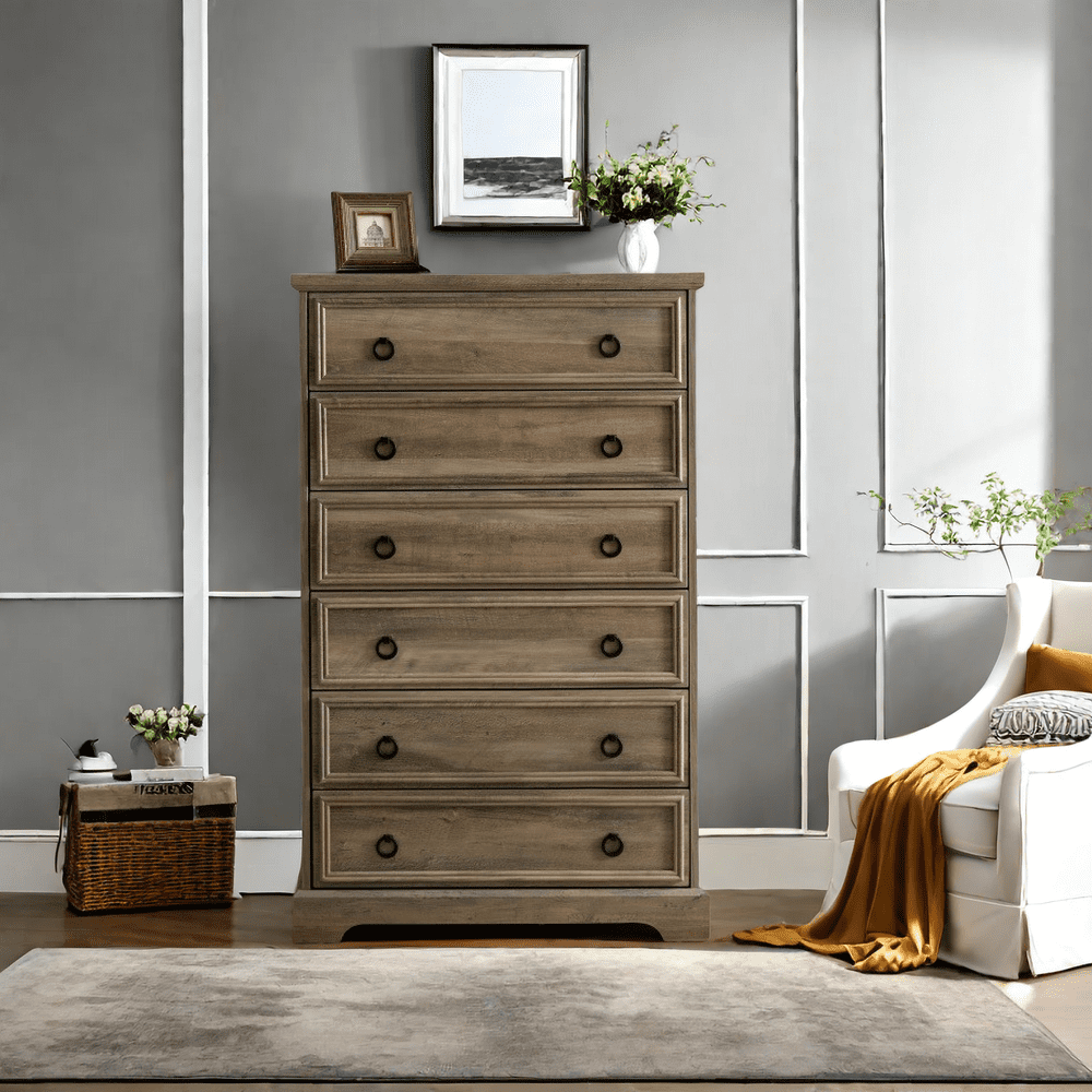 6 drawer narrow dresser store