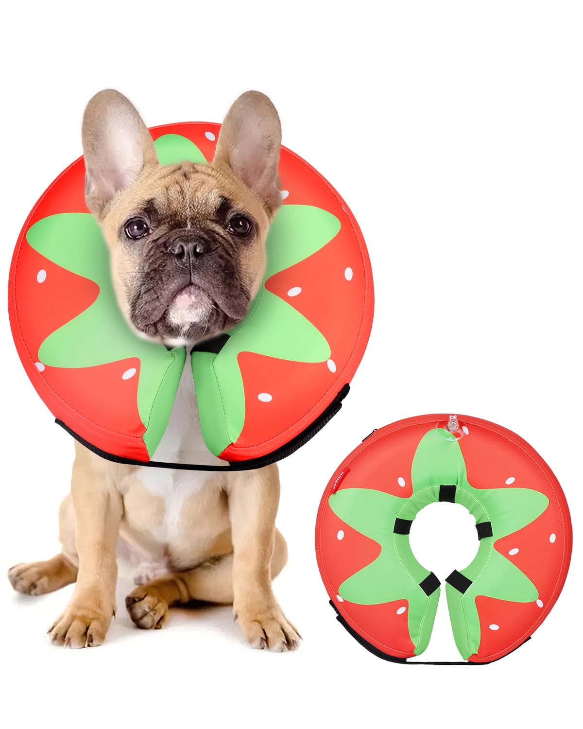 MIDOG Adjustable Polyester Dog Cone Collar for Small Medium Large Dogs ...
