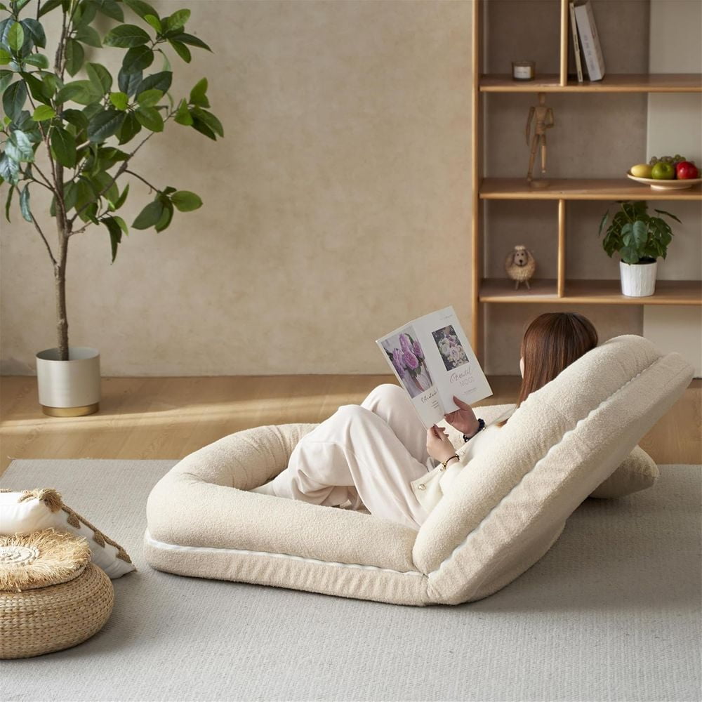 MIDOQIN Foldable Human Dog Bed for People Adults, 2 in 1 Calming Human ...