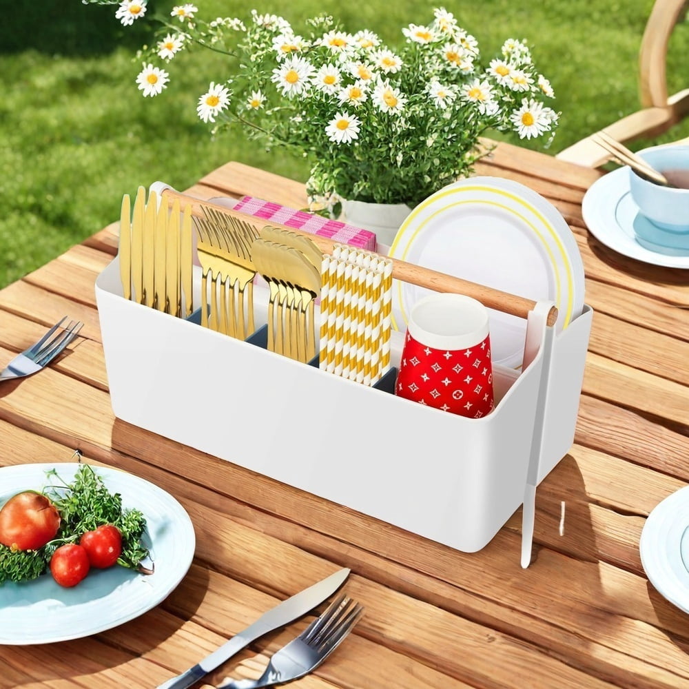 MIDOQIN Kitchen Utensil Holder, Large Cooking Utensil Holder Countertop ...