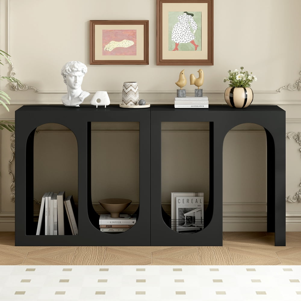 MIDOQIN Minimalism Modular Entryway Console Table with Rectangular ...