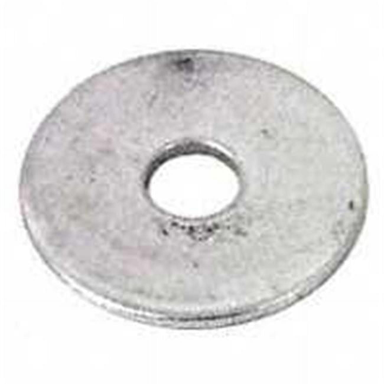 MIDWEST FASTENER 03936 Fender Washer, 1/2 in ID, 2 in OD, Zinc, Zinc ...