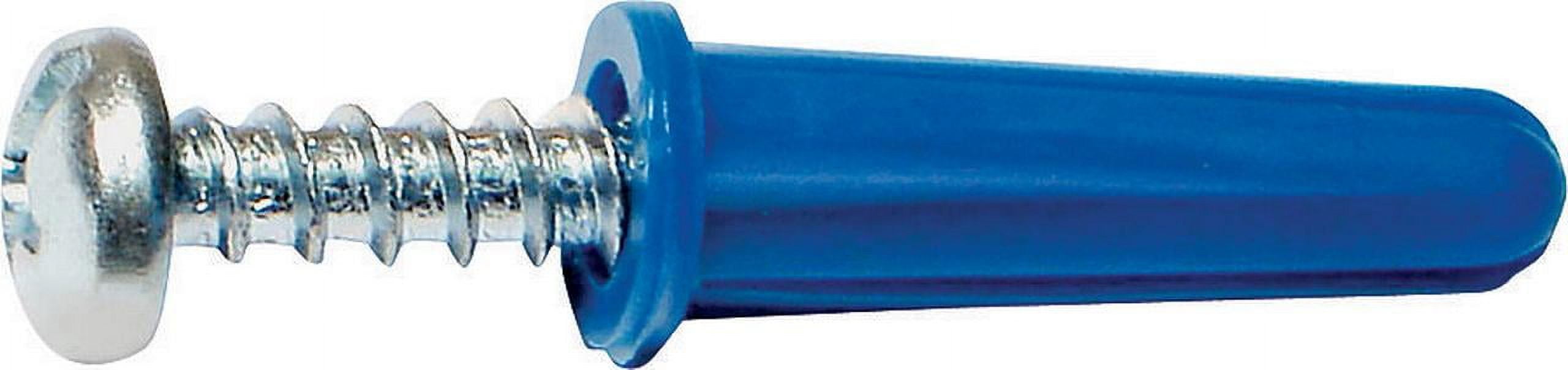 MIDWEST FASTENER 10411 Conical Anchor with Screw, #8-10 Thread, 7/8 in ...