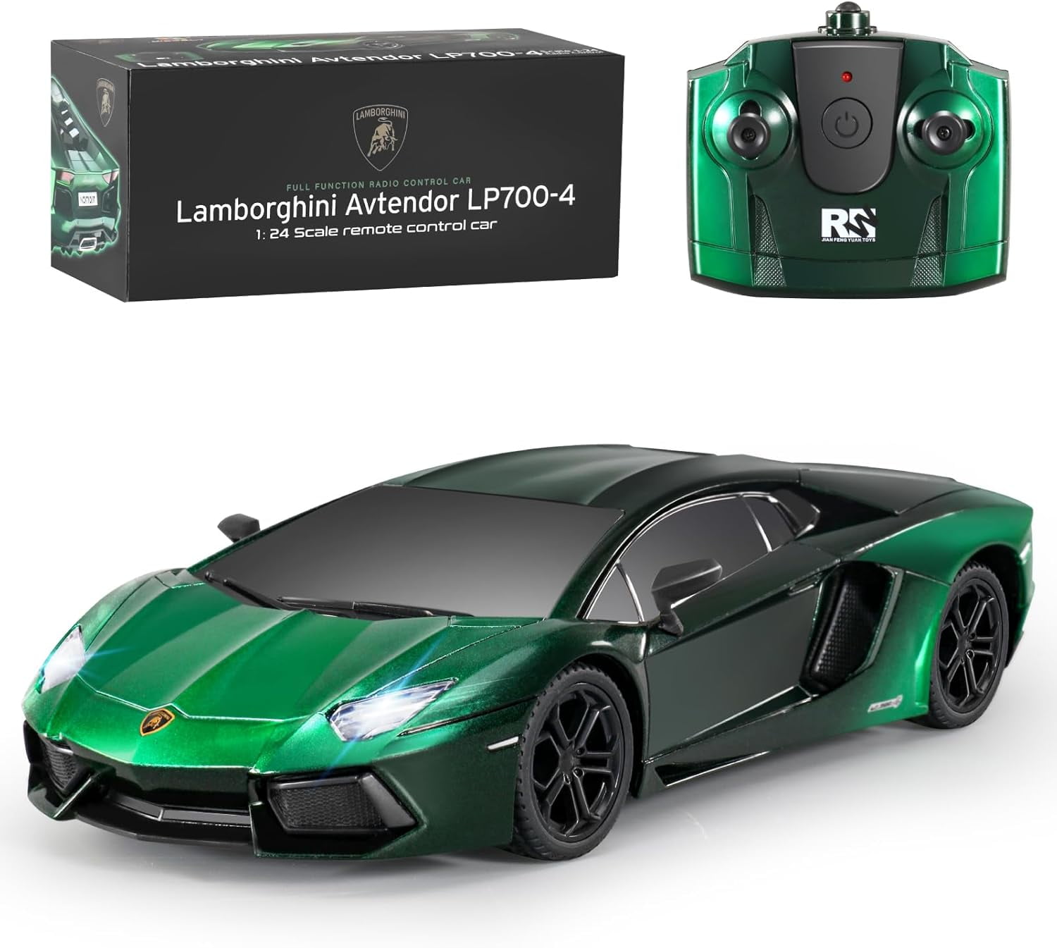 MIEBELY Lamborghini RC Car - 1:24 Scale Lambo Toy Car 3.7V 500mAh ...
