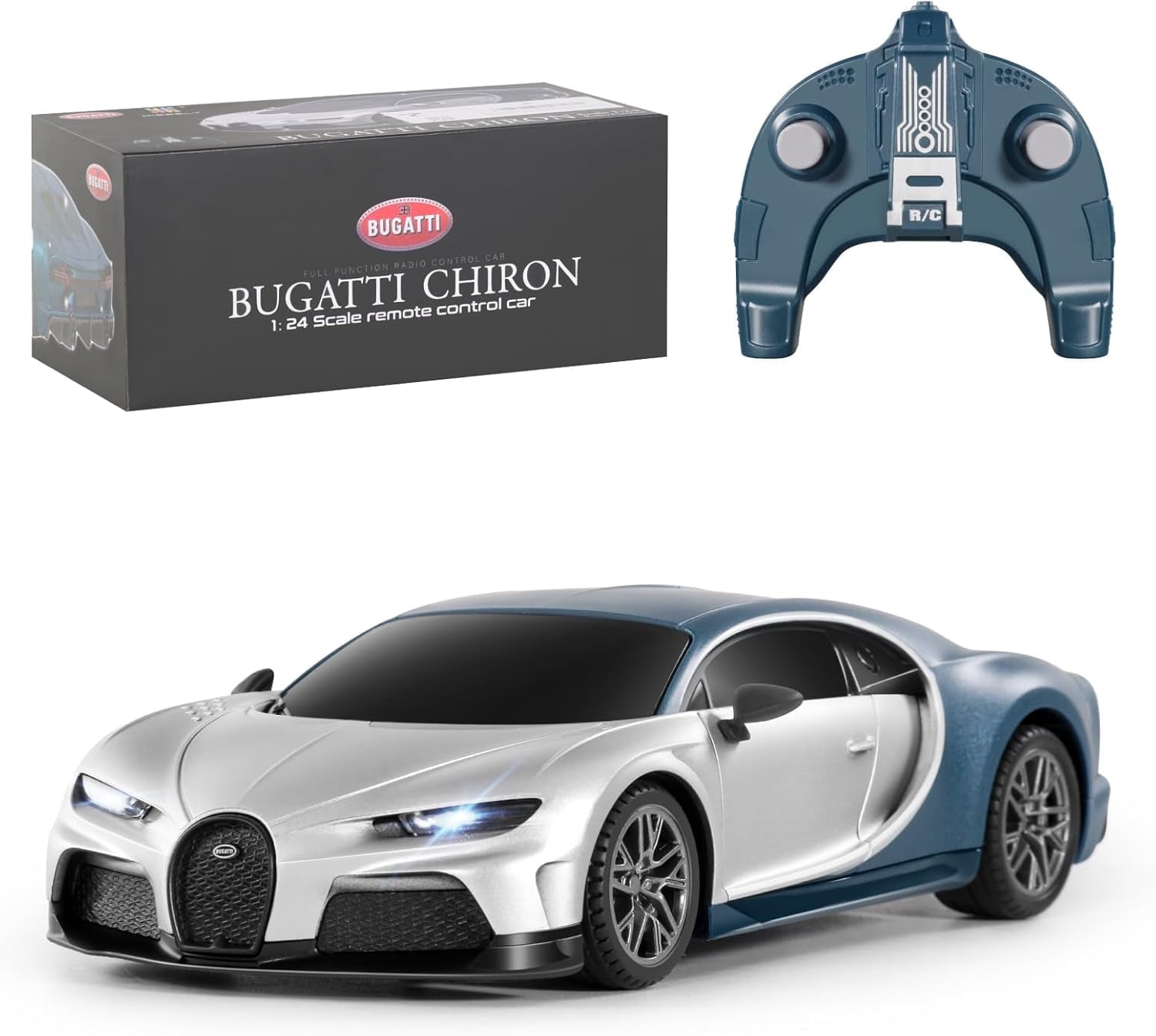 MIEBELY Remote Control Car - 1/24 Scale Fast Rc Race Car, Bugatti ...