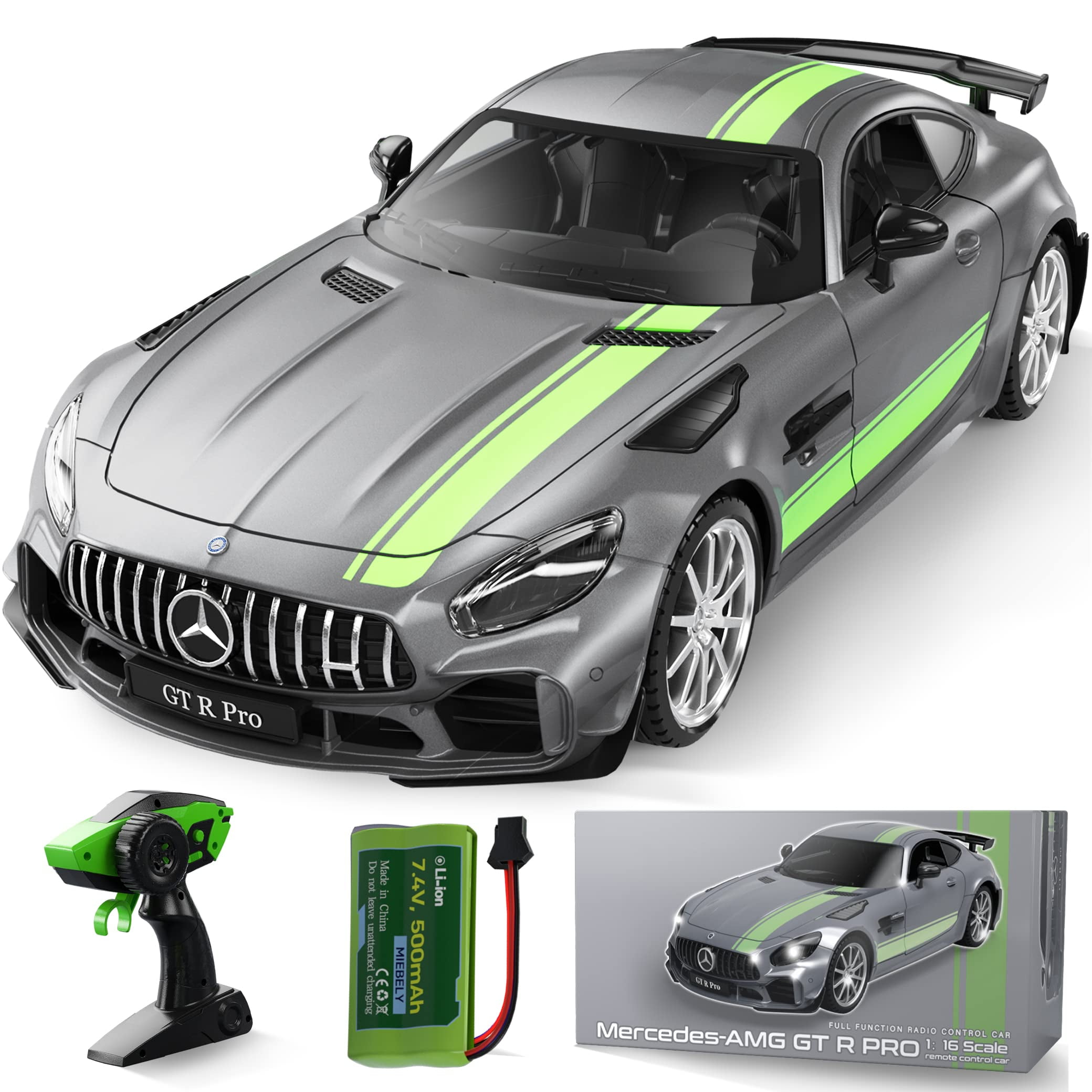 MIEBELY Remote Control Car, Mercedes Benz 1/16 Scale Authorized GT R ...
