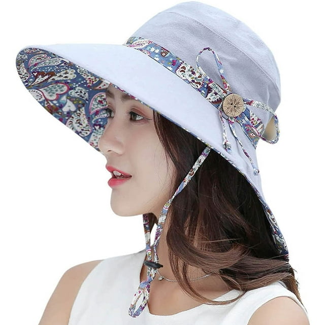 MIER Women's SPF Sunblock Shade Blocker Foldable Wide Brim UV ...