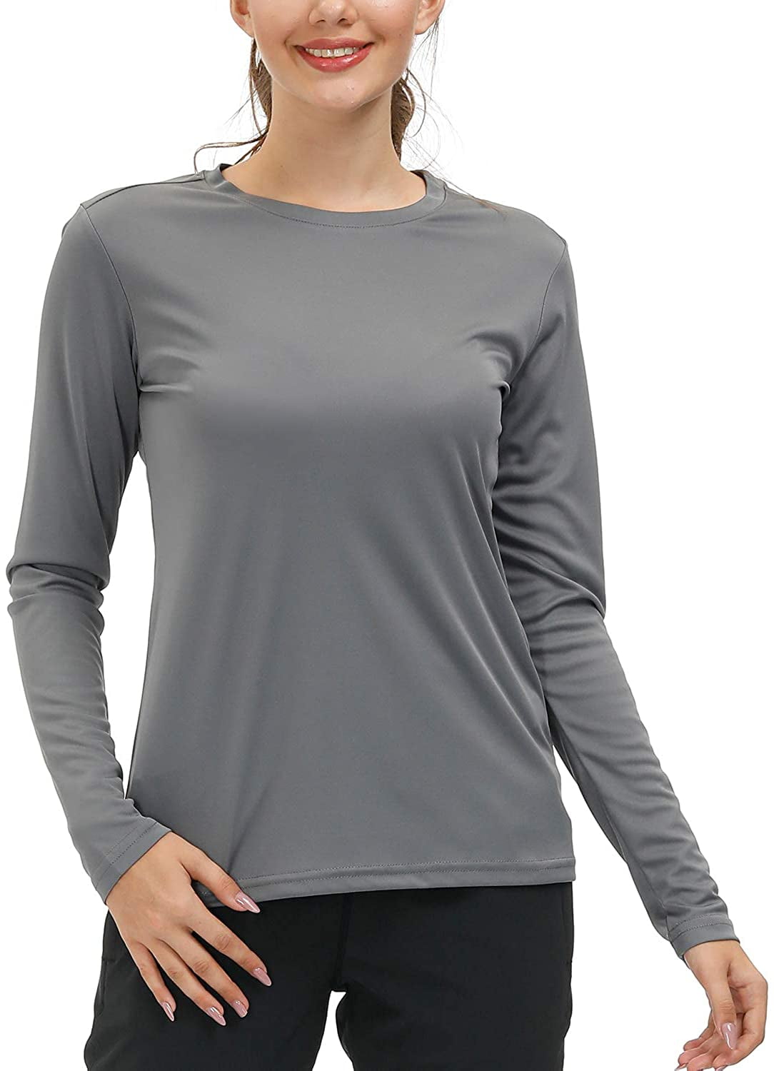 MIER Women's UPF 50+ Sun Protection T-Shirt Long Sleeve Outdoor Shirts ...