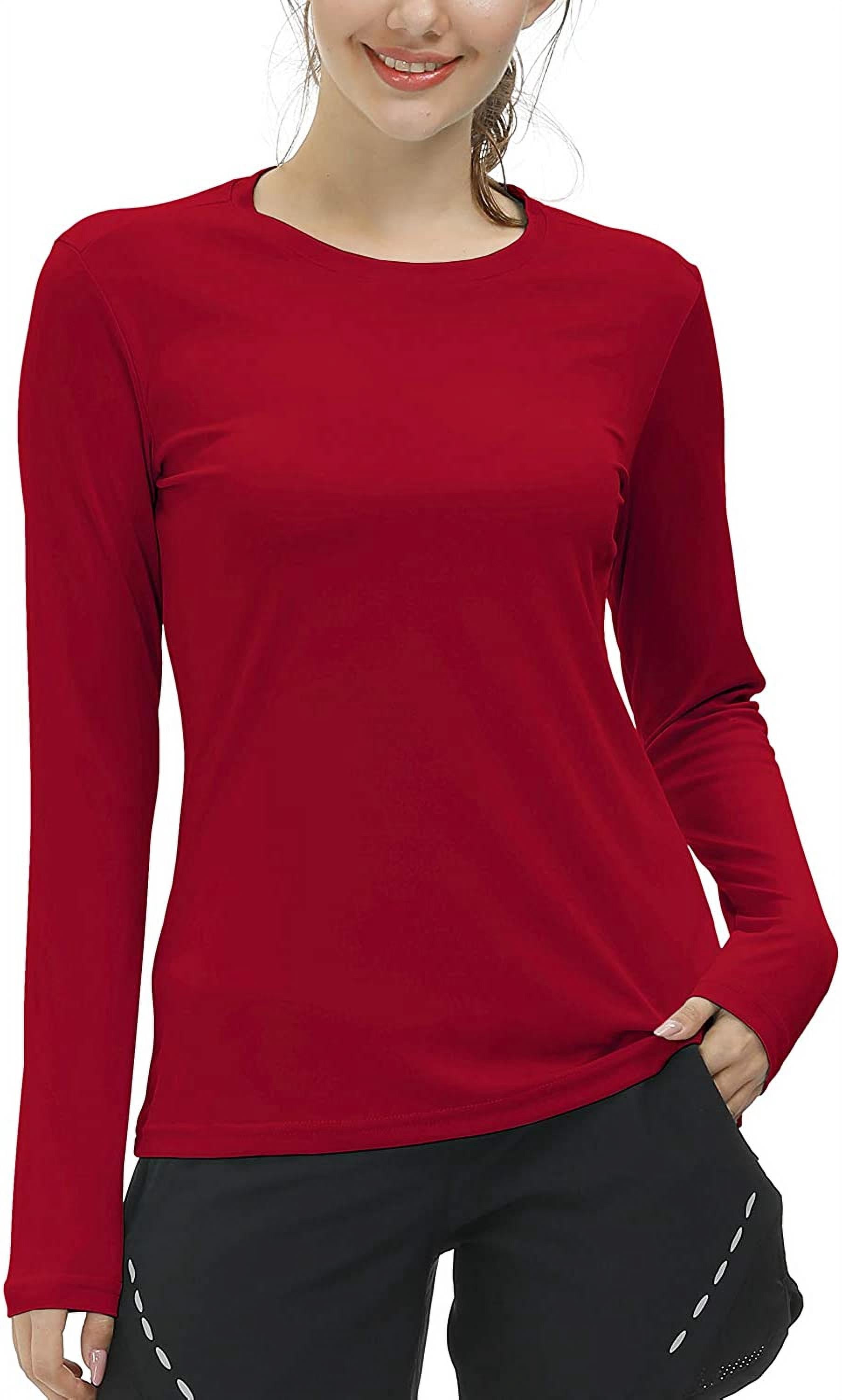MIER Women's UPF 50+ Sun Protection T-Shirt Long Sleeve Outdoor Shirts ...