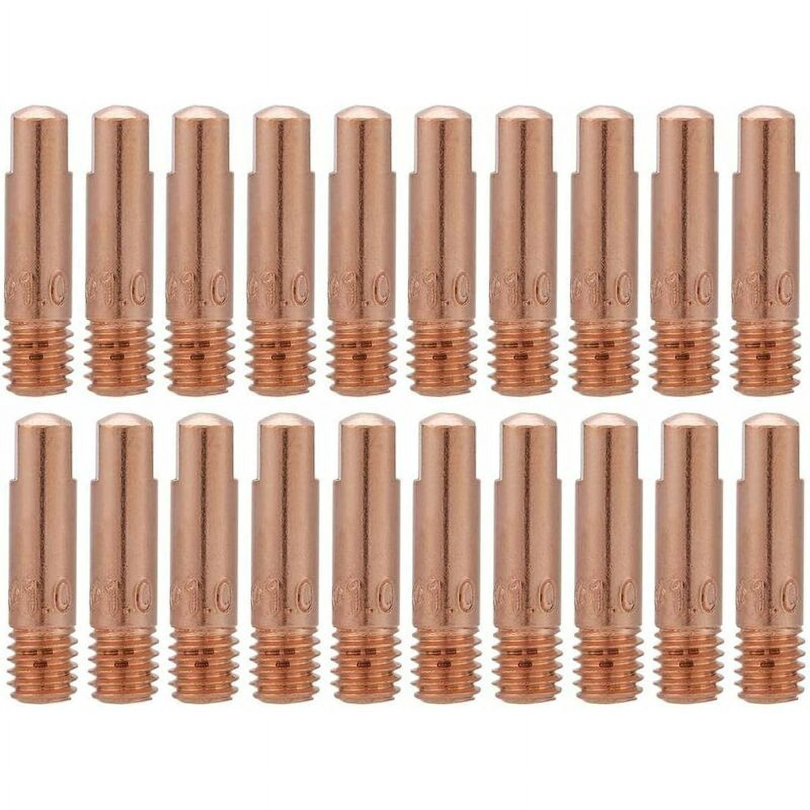MIG MAG Welding Kit 20Pcs Solder Copper Contact Tube Tip for 15AK MIG ...