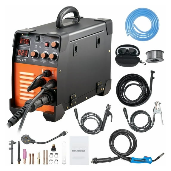 MIG Welder 270A 3-in-1 Welding Machine - MIG MMA TIG Combo, 110V/220V ...