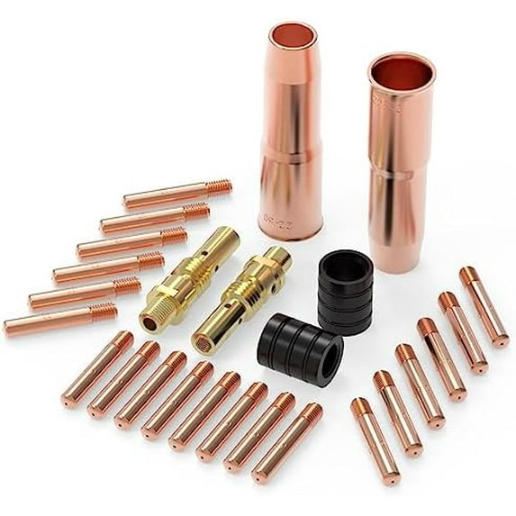 MIG Welding Gun Kit .035" Tip-Nozzle-Diffuser-Adapter for Lincoln ...