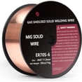 MIG Welding Wire, MIG Wire ER70S-6 2Lbs Gas Solid Low Splatter MIG ...