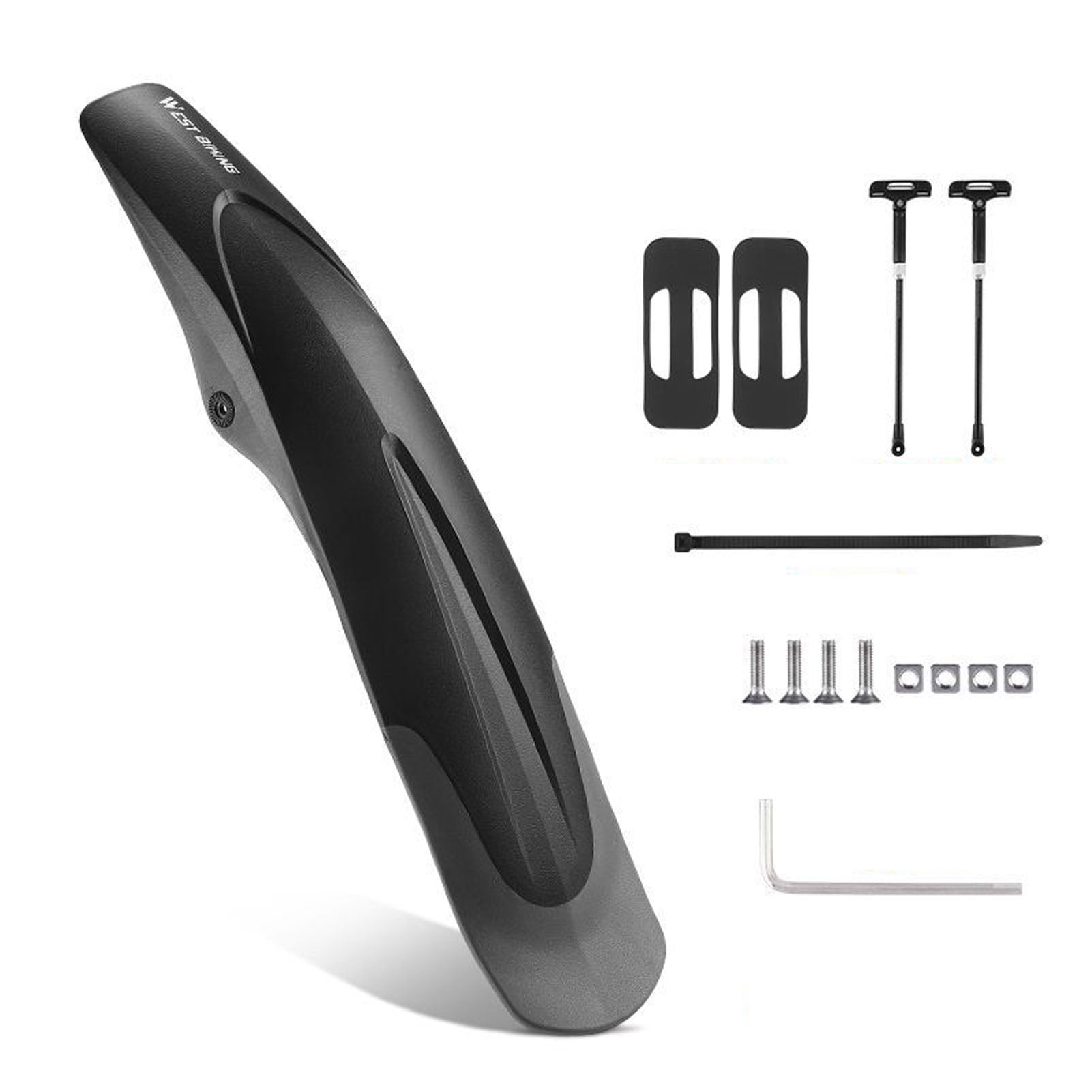 MIGAINO 1 Set Bicycle Fender Set Quick Release Thicken Widen Mud Guards ...