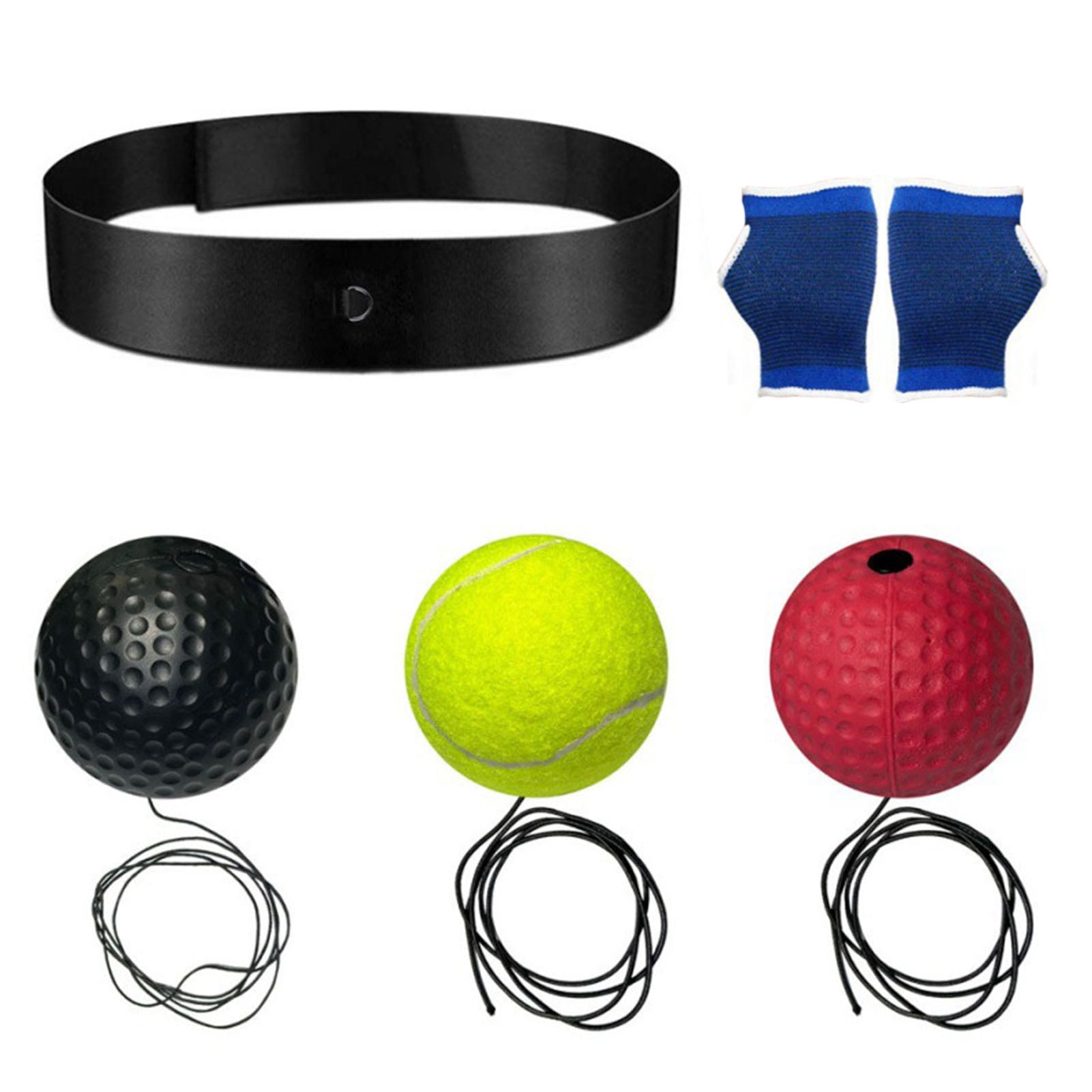 MIGAINO 1 Set Head Mounted Box Ball Improve Reflexes Agility Box Ball ...