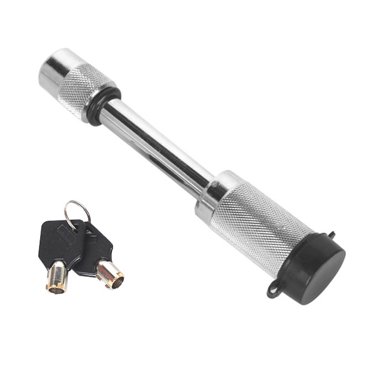 eVerHITCH Hitch Covers Lock Pin Set - 5/8" and 1/2" Black Pins with ...