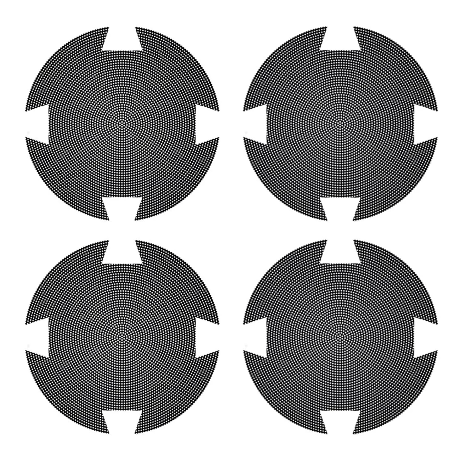 MIGAINO 2/4 Pcs Fan Dust Filter Mesh Dust-proof Net Enhanced ...