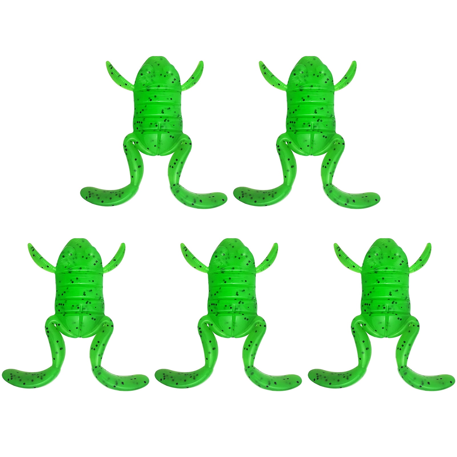 MIGAINO 5Pcs 3CM/5G 4CM/10G Soft Frog Lure Realistic TPE Topwater ...