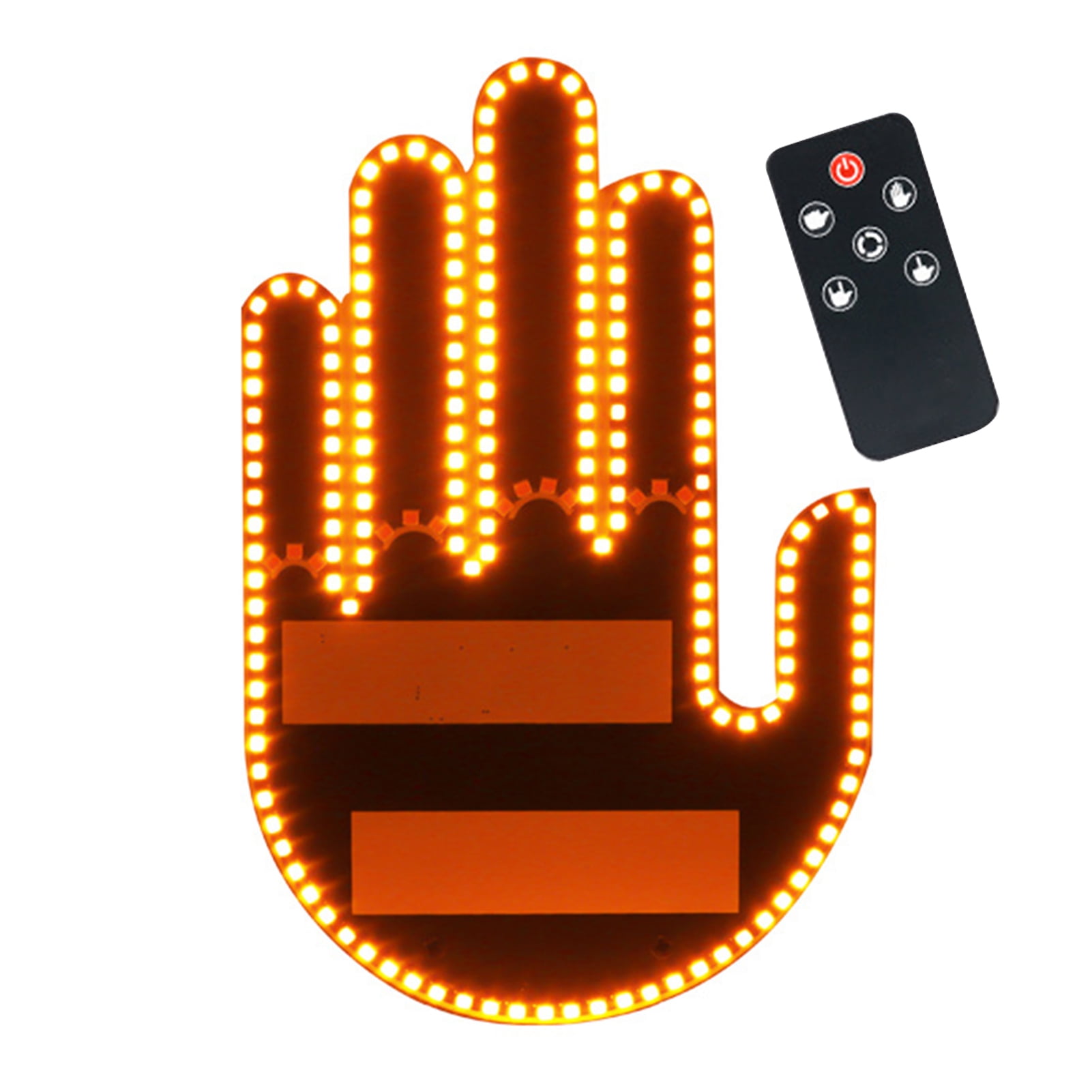 MIGAINO Car Gesture Tail Light LED Indicator with Remote Control Easy ...