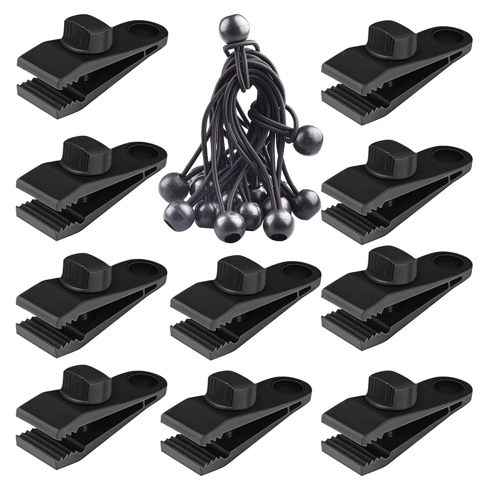 MIGAINO Heavy Duty Tarp Clamp 10pcs Heavy Duty Tarp Clips Locking Tent ...