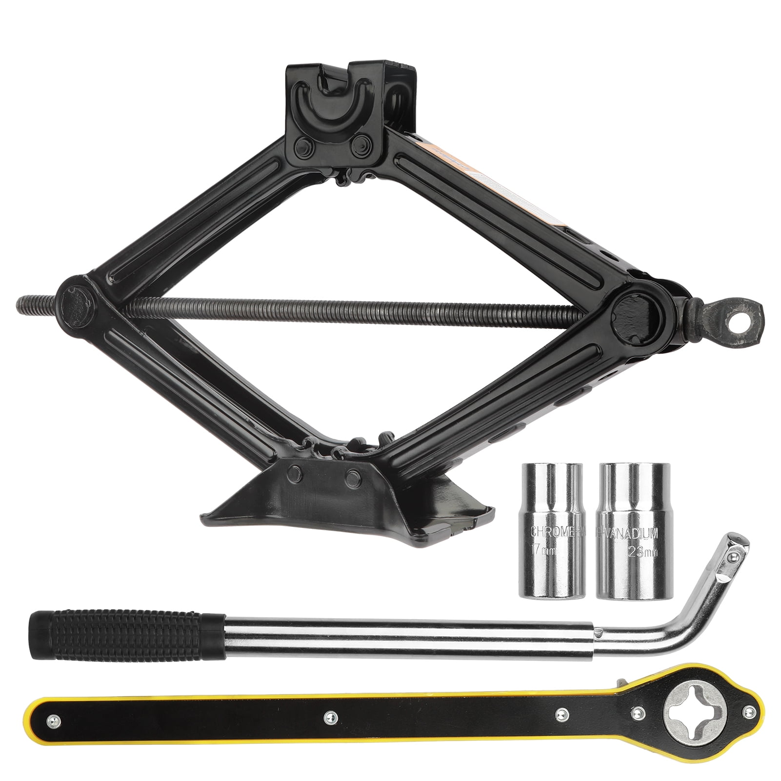 MIGAINO Strong Load-bearing Solid Steel Shaft Car Jack Kit with Socket ...