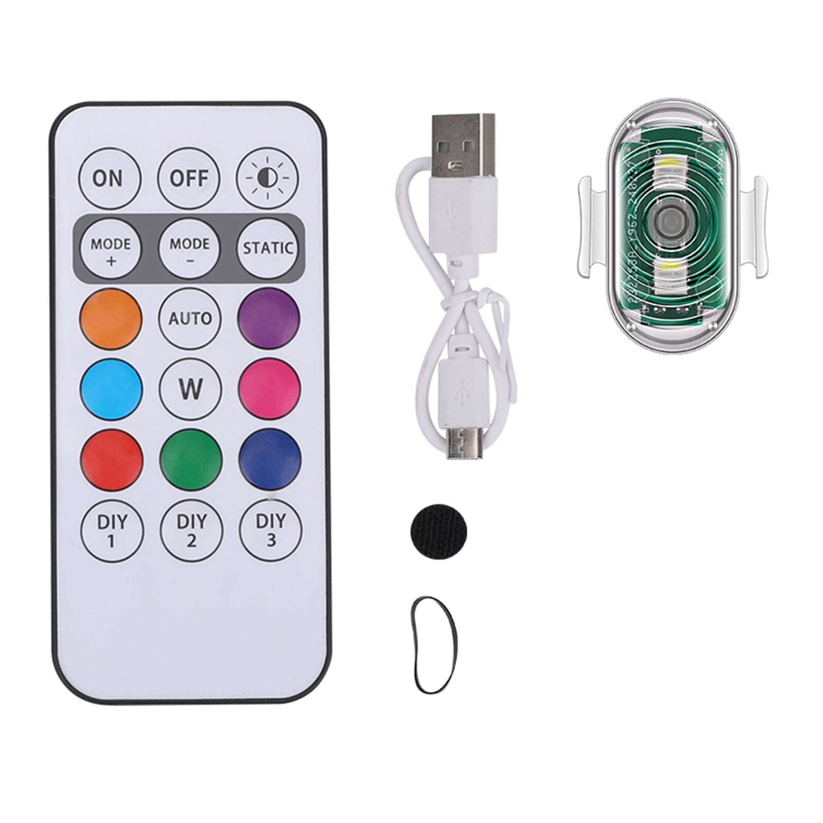 MIGAINO Wireless LED Strobe Light with Remote Control Multiple Lighting ...