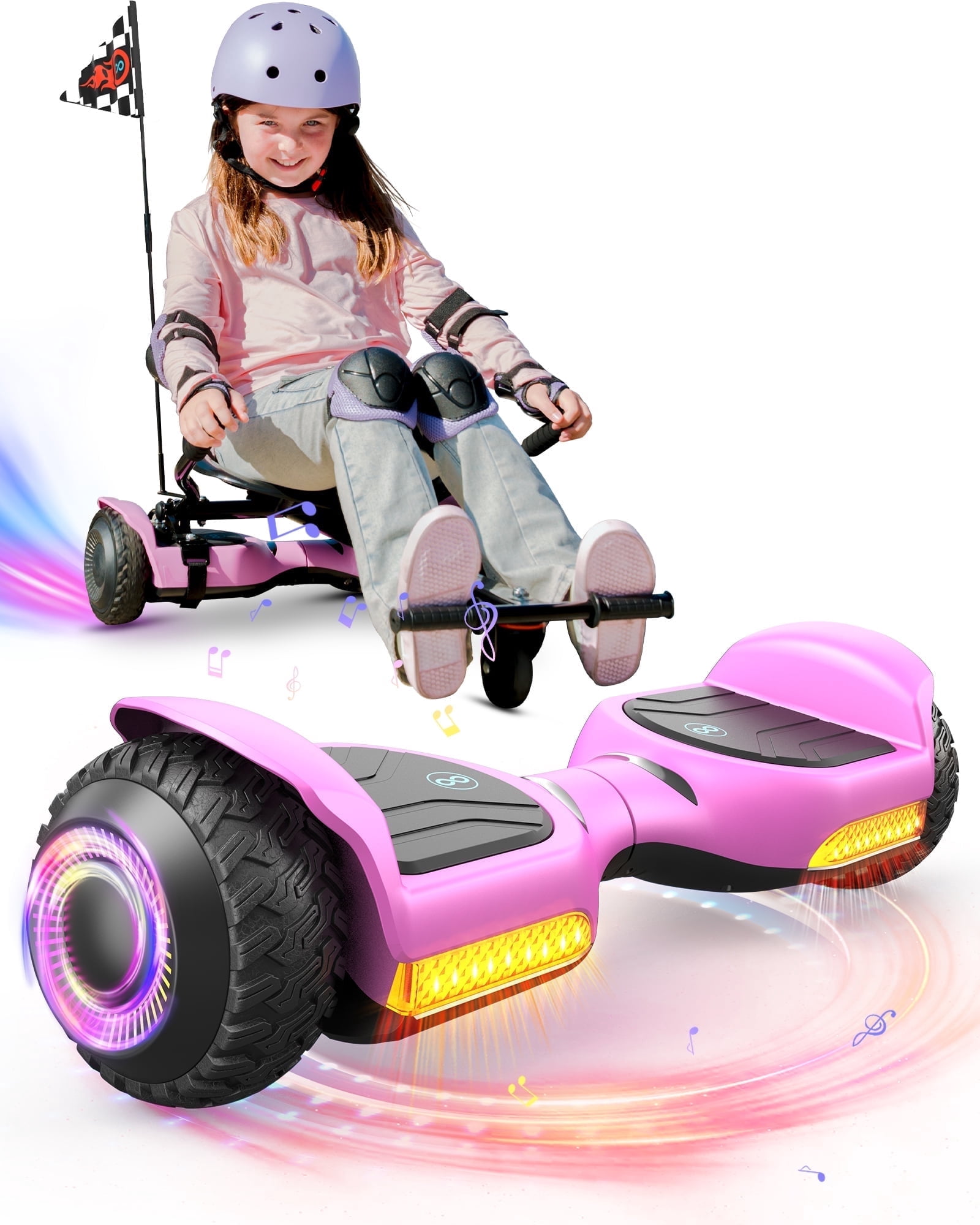 MIHOVER Self Balancing Scooter with Seat Attachment,Balancing Scooter ...