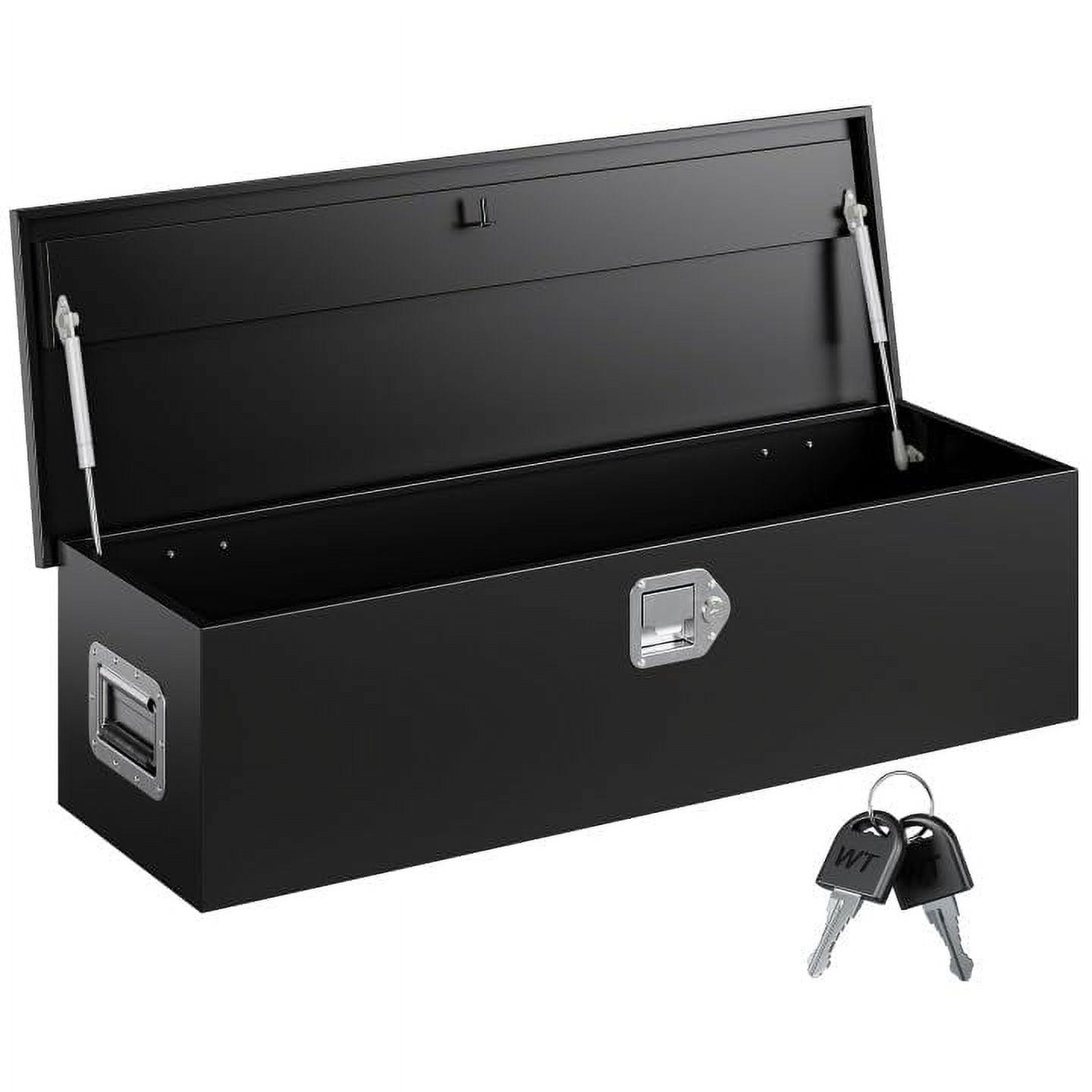 MIIIKO 39 Inch Steel Heavy Duty Truck Bed Tool Box, Trailer Tongue Tool ...