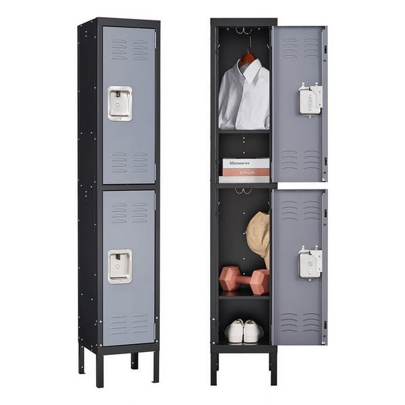 MIIIKO Metal Locker, Metal Lockers for Employees with Lock, Storage ...