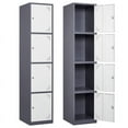 MIIIKO Metal Locker for Gym, School, Office, 71" Metal Storage Locker ...