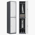 "MIIIKO Metal Locker for Dorm, Staff, 71"" High Steel Storage Cabinet ...