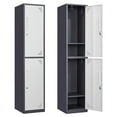 MIIIKO Metal Locker for Gym, School, Office, 71" Metal Storage Locker ...
