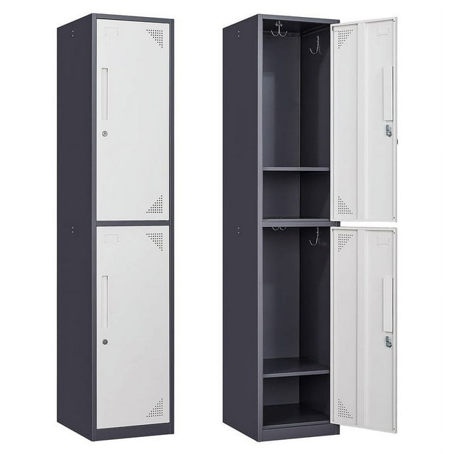 MIIIKO Metal Locker for Gym, School, Office, 71" Metal Storage Locker ...