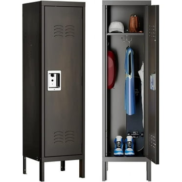 "MIIIKO Metal Locker for Dorm, Staff, 71"" High Steel Storage Cabinet ...