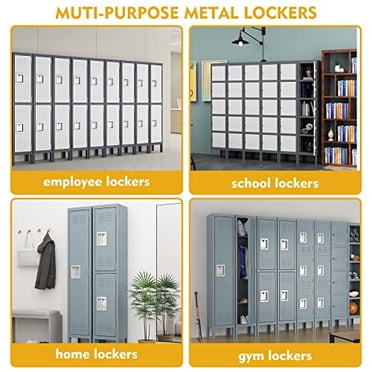 STANI Metal Locker for Gym, School, Office, 71" Metal Storage Locker ...
