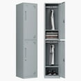 MIIIKO Office Storage Lockers for Employees, 71" Slim Metal Storage ...